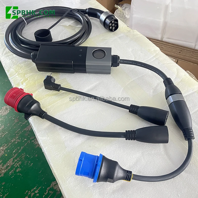 Portable Ev Charger 16a Portable Ev Charger For Electric Car Cable ...