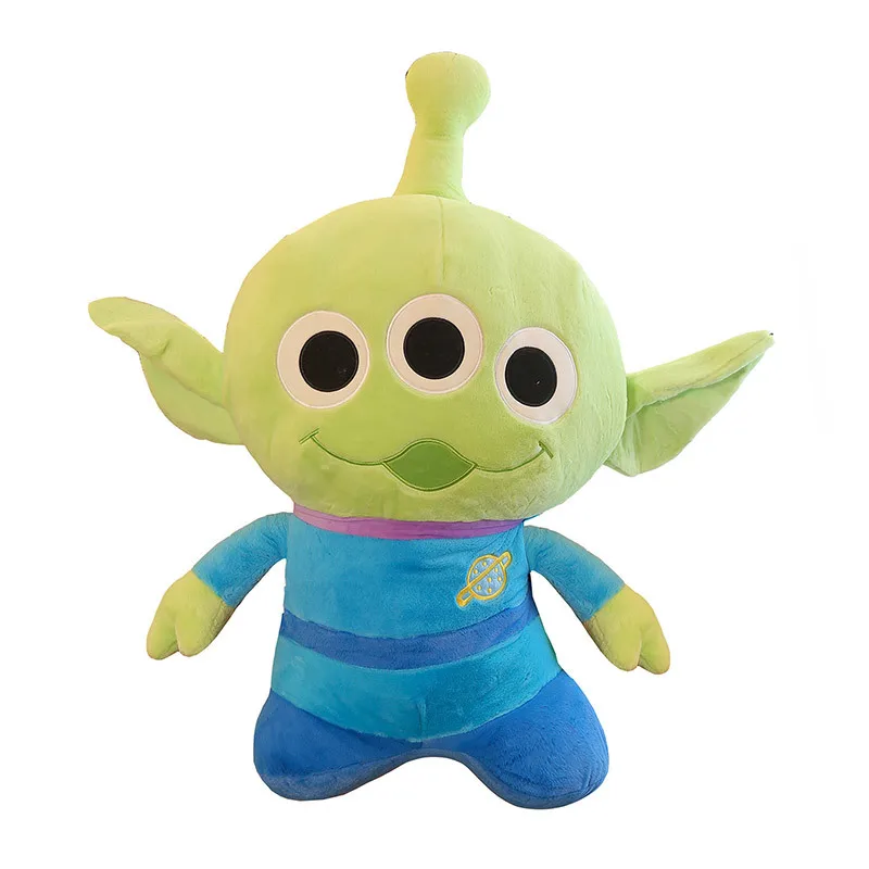 Hot Selling Big-eyed Alien Plush Stuffed Animal Toys Green Alien Plush ...
