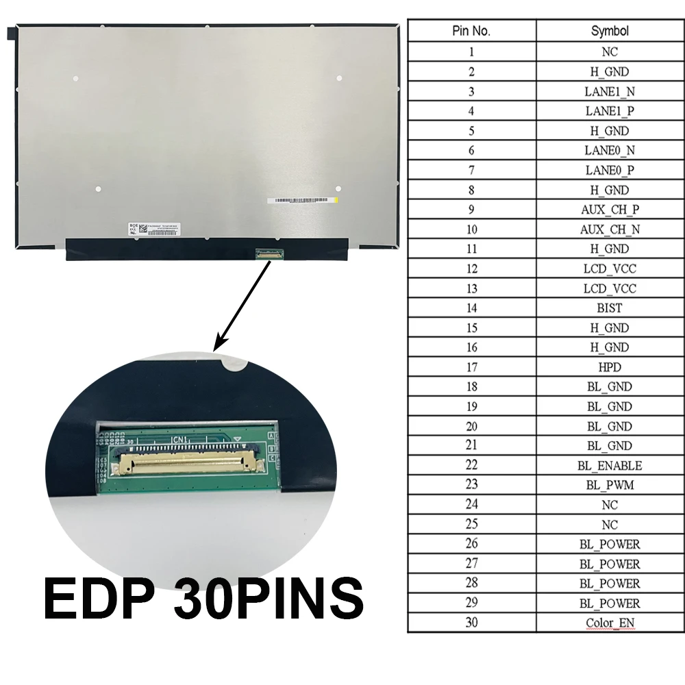 Factory Price BOE Original Display 15.6 Inch TFT LCD Module with EDP ...