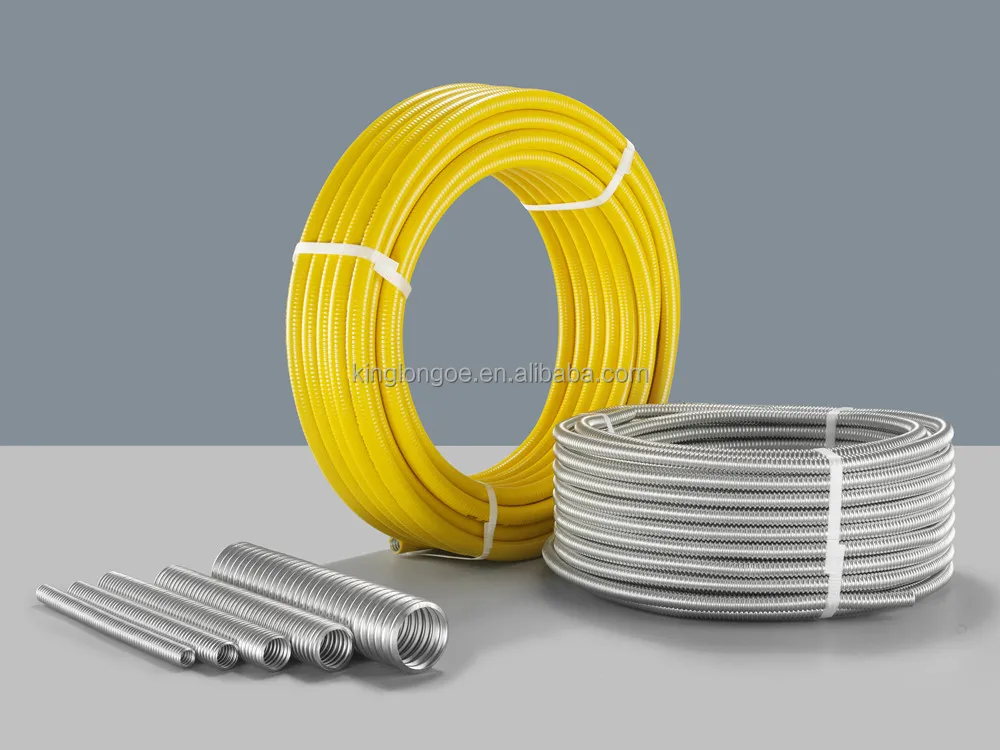 12. SUS304 Stainless Steel Ss Welded Corrugated Flexible Metal Gas Hose ...