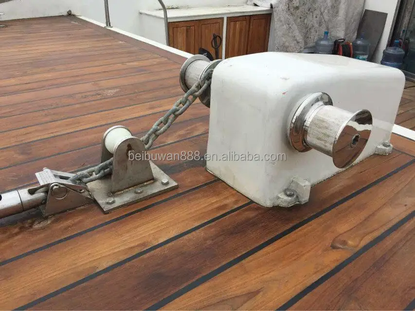 Marine Pontoon Electric Anchor Windlass Salt Water Up To 20 Lb Anchor Anchor Windlass Stainless ...