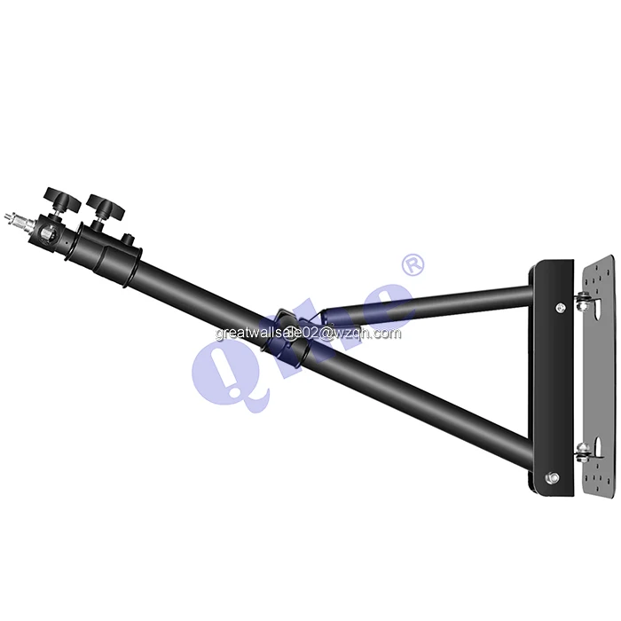 1.3m/1.8m/2.1m Wall Mounted Light Stand,Overhead Lighting Stand,Ceiling ...