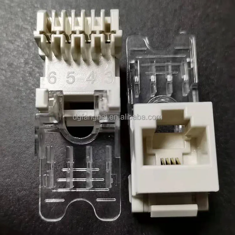 Rj11 Rj12 Cat3 Keystone Jack Telephone Connector Utp Module Jack - Buy ...