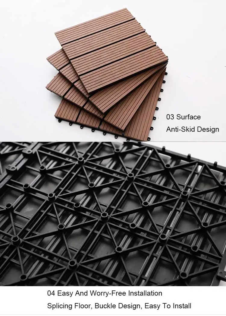 Wpc Floor Diy Tile Diy Path Floor Mould Oem Exterior Wpc Flooring ...