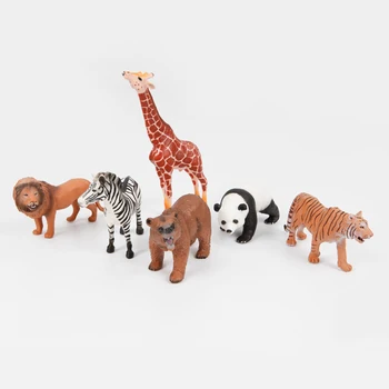 Pvc Simulation Solid Plastic Jungle Model Wild Small Farm Animal ...