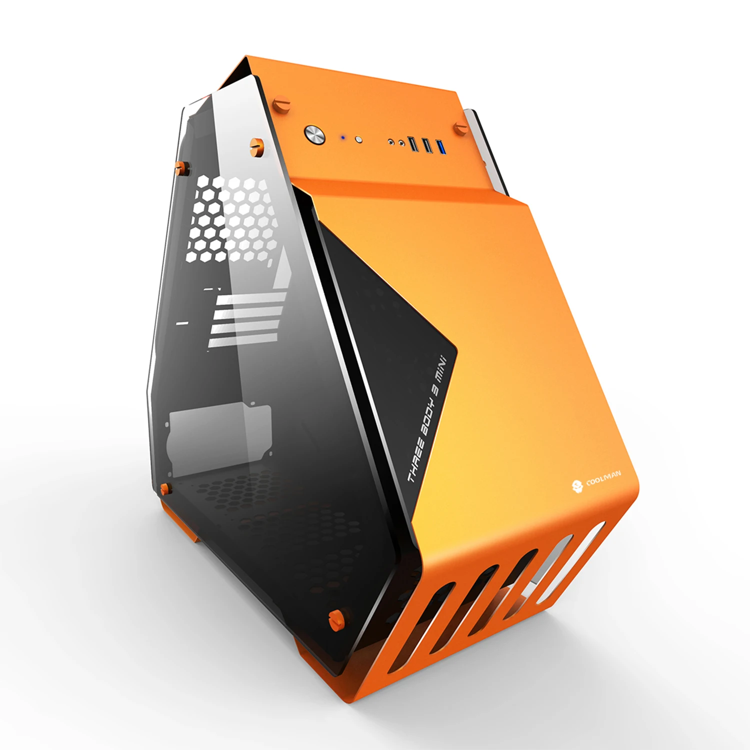 Popular Big Pc Box Gpu Rgb Cooler Fan Aluminum Atx Tower Computer Case ...