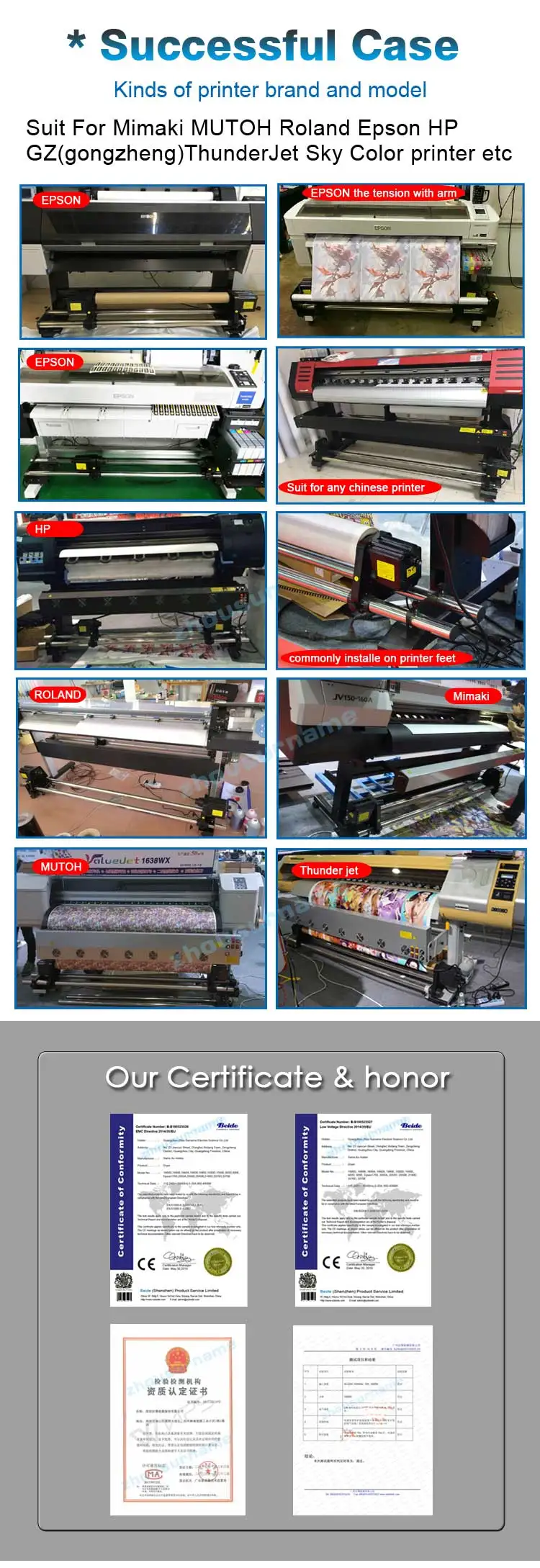 Automatic Media Roller Take-Up System for Mutoh, Mimaki, Roland & Epson ...