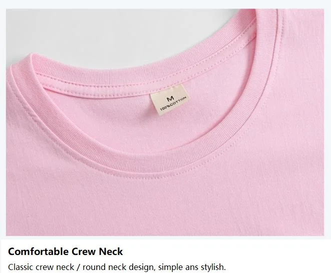 Summer Spring Crew Neck O Neck 100% Cotton 180gsm,200gsm,220gsm Quality ...