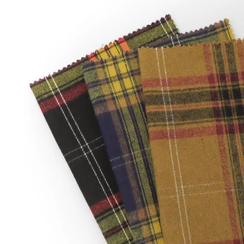 High Grade Scottish Tartan Plaid 65 Polyester 35 Cotton Checks Double ...