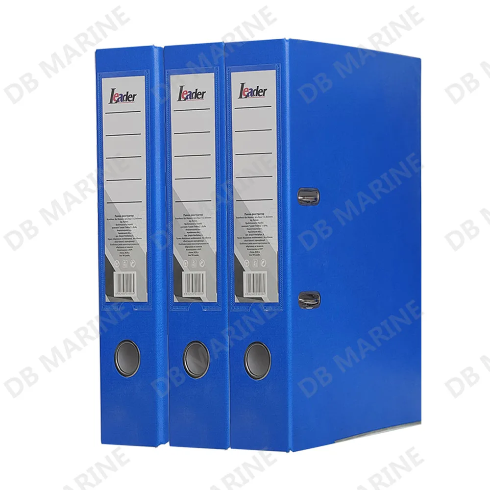 IMPA 470201 Hard Cover Office Letter File - Blue PVC Folder