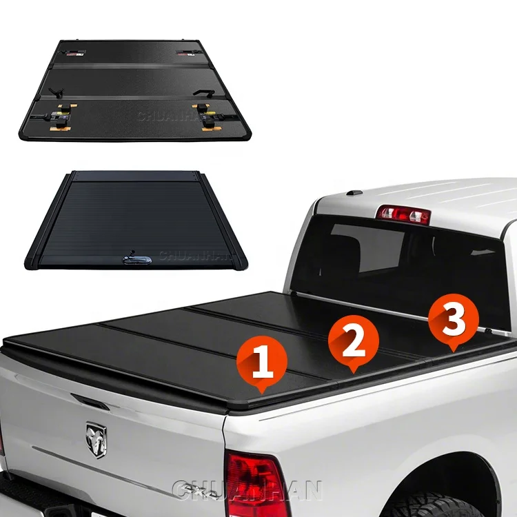 Alibaba.com: Hilux Vigo Tonneau Cover, Aluminum Tri-Fold Design for ...