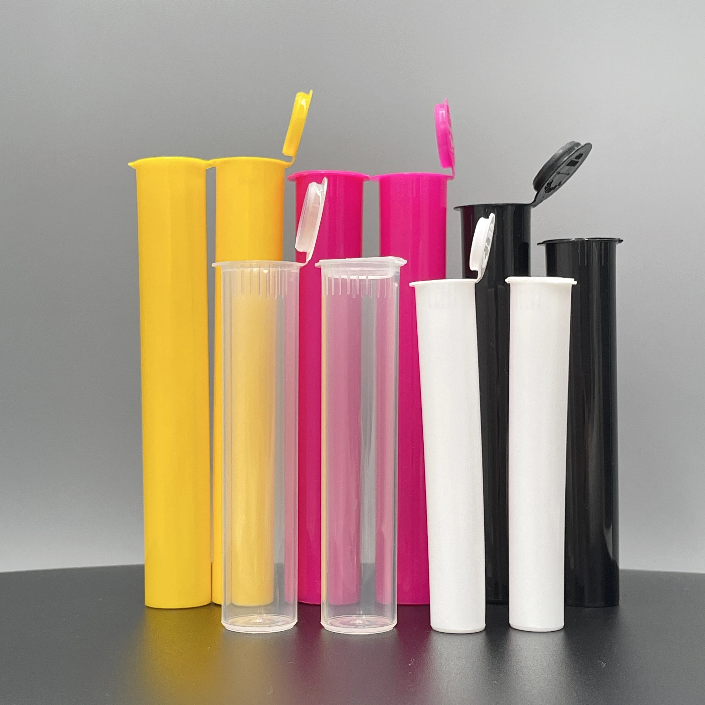 Colorful Custom Stickers 120mm Child Proof Plastic Pp Tubes Smell Proof ...