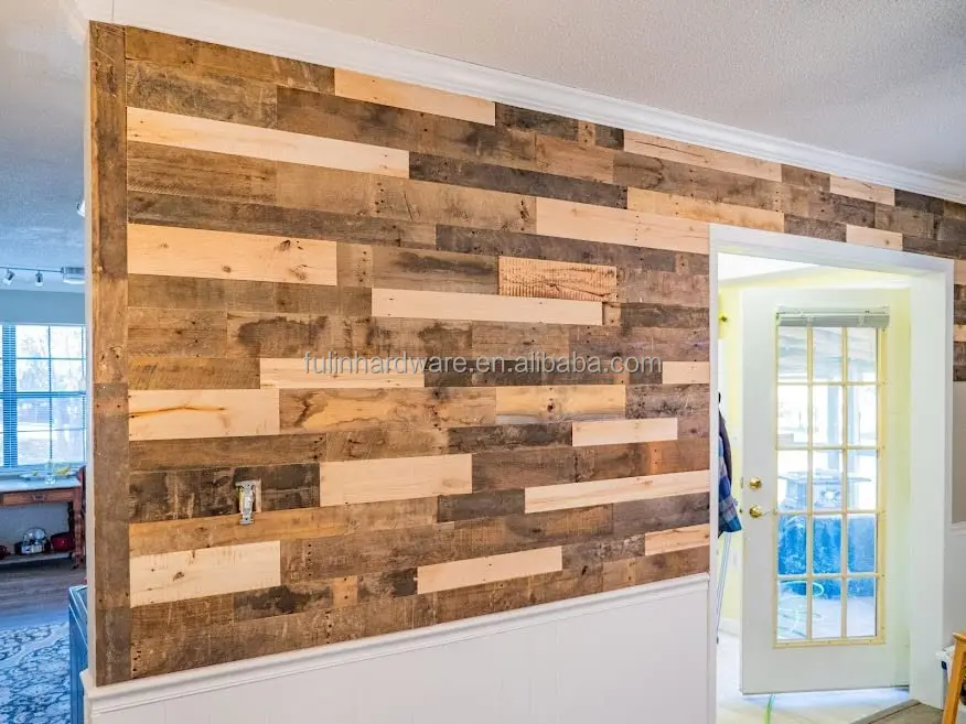 Rustic Reclaimed Wood Planks for DIY Furniture & Home Use ODM