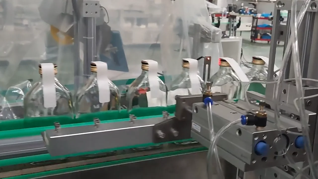 Skilt Glass Bottle Tax Stamp U Shape Labeling Machine Label Applicator ...