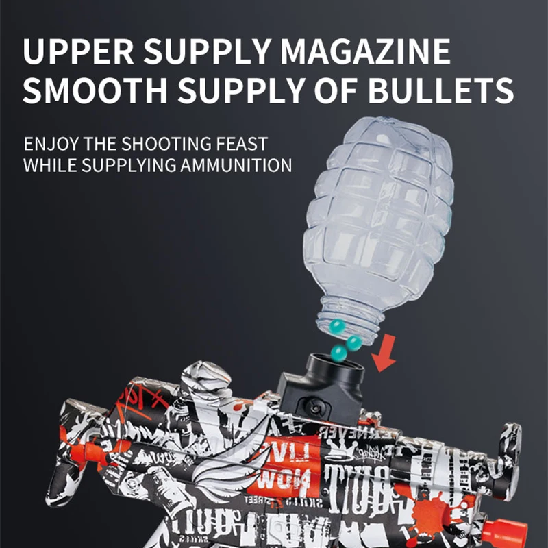 Classic Gun Toy Wooden Plastic Gun Electric Water Bomb Gun Toy For ...