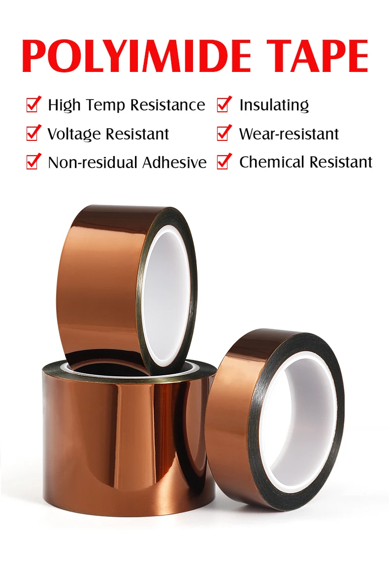 High Resistant Kaptons Tape Class H Polyimide Film Electrical ...