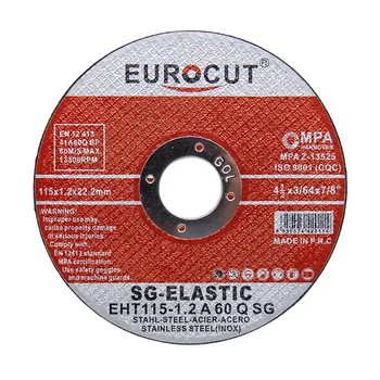 Eurocut Brand Of Abrasive Cutting Disc Disco De Corte 4.5 Inch 115x1 ...