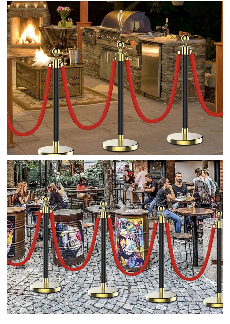 Museum Station Theater Custom Line Stainless Steel Manager Queue Stand ...