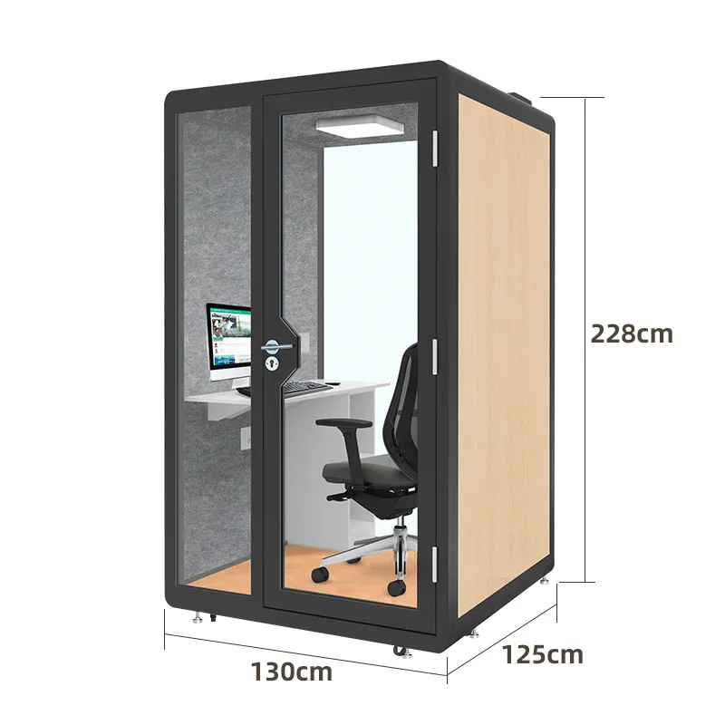 Quite iac soundproof booth sound proof office pod indoor classroom pods ...