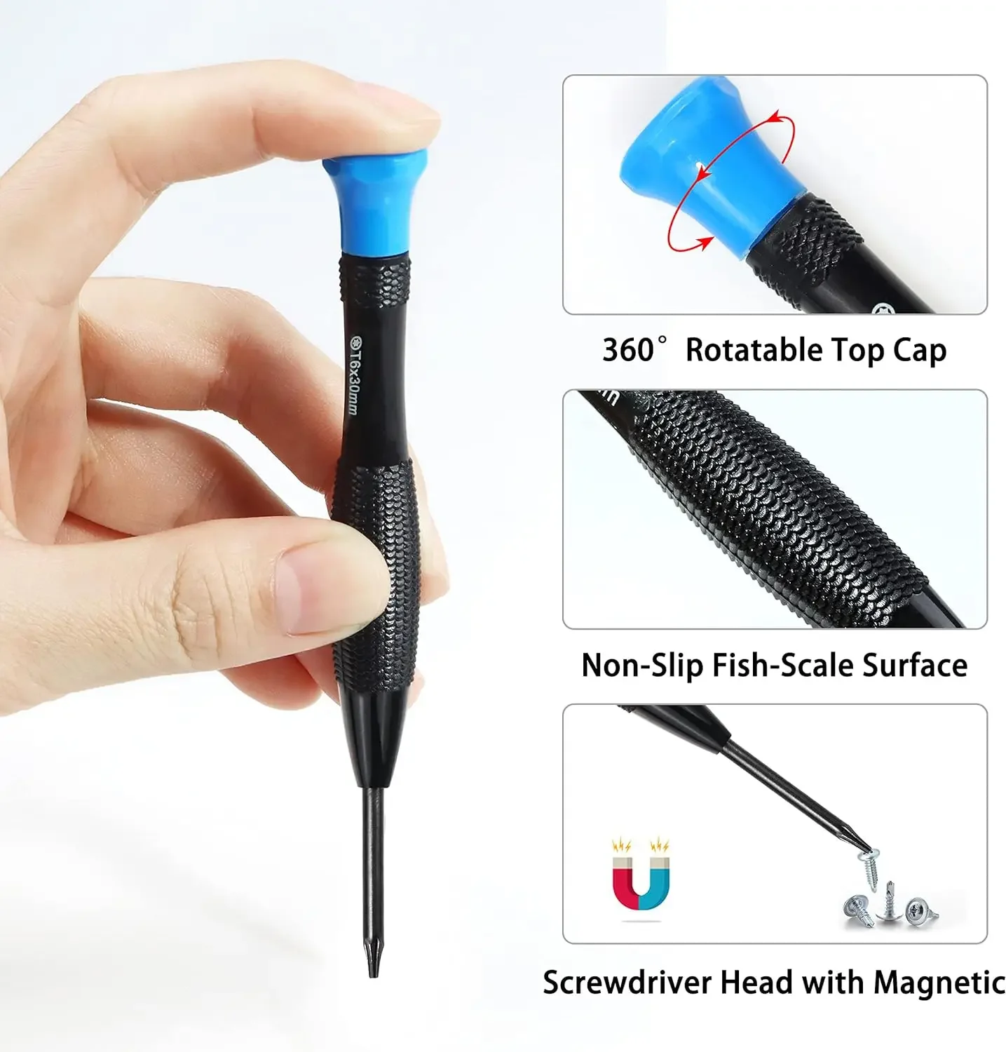 Mini Magnetic Screwdrivers With Flathead Phillips Screwdrivers ...