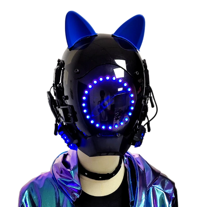 Punk Mask - Cyber Mask - Samurai Helmet - Tactical Helmet Cosplay - Buy ...