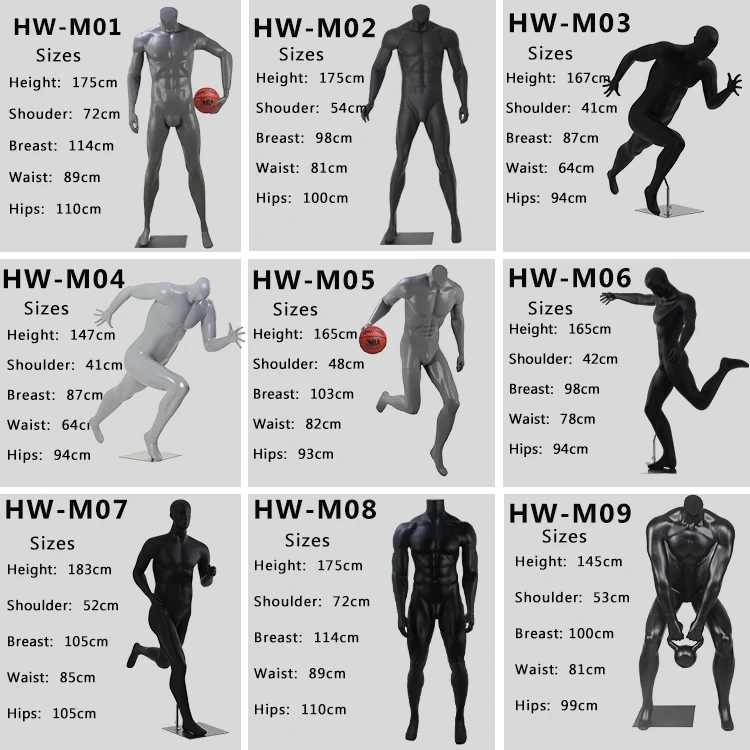 Shop Our Custom Boutique Muscular Men Clothing Store Mannequin