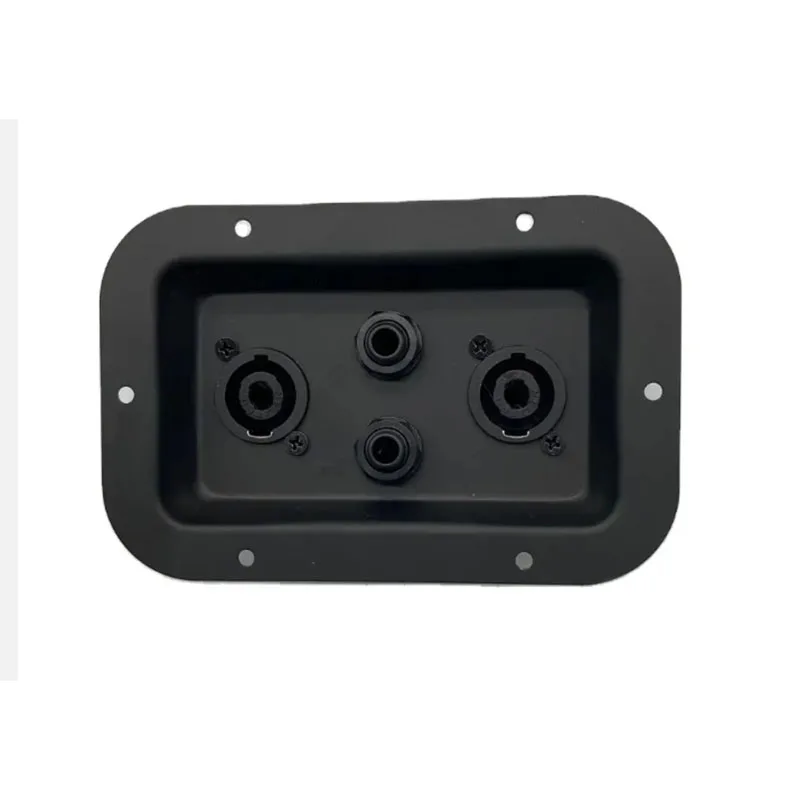 Alibaba.com: Iron Plate Back Mounting XLR Junction Box Speaker Socket ...