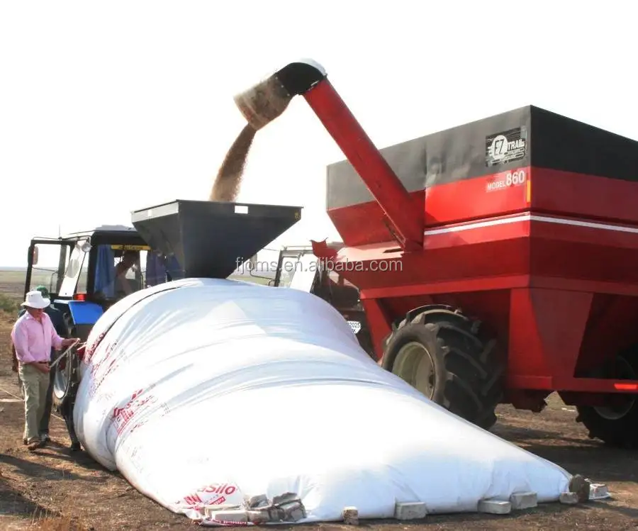 5-layer Co-extrusion 230 Micron Thick Silo Bag For Corn And Grain ...
