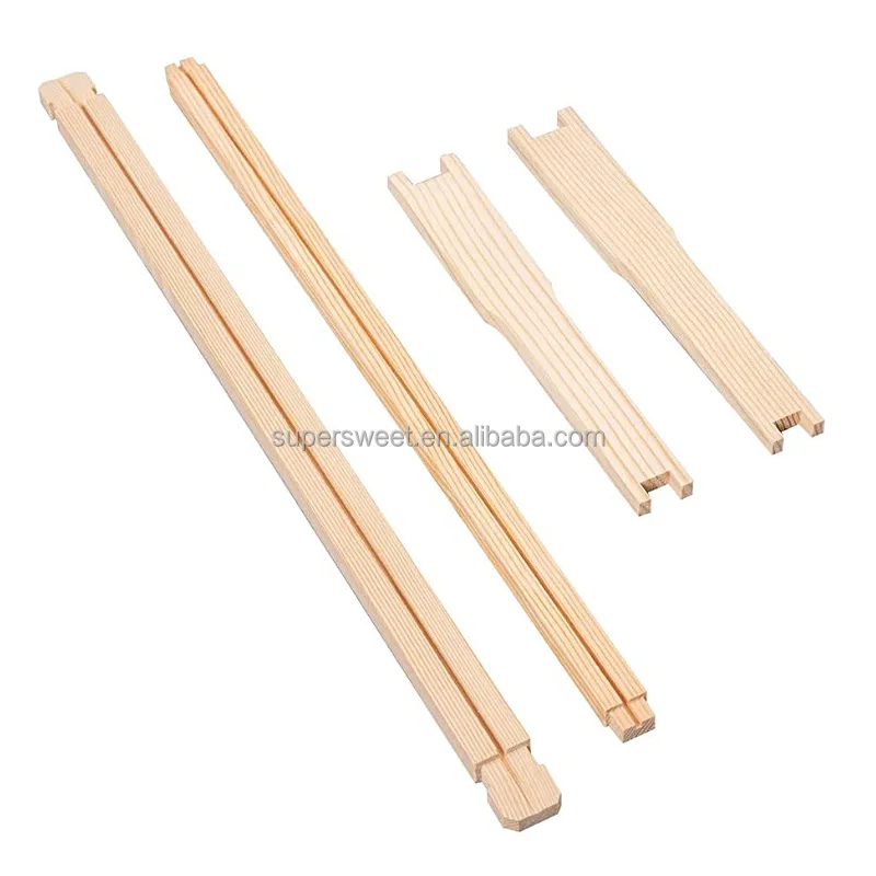 Unassembled Flat Pack Wood Grooved Deep Bee Hive Frames