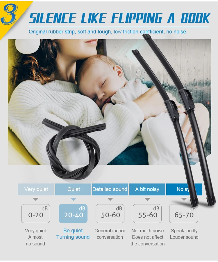 High Quality Car Wiper Blades - Universal Fit & Durability