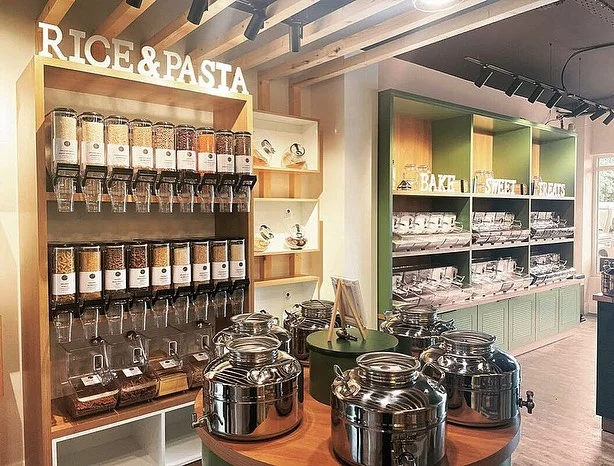 Zero Waste Bulk Foods Store Display Rice Nuts Dispenser Cereal ...
