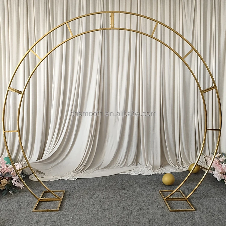 Luxury Events Decorative Gold Stainless Steel Wedding Arch