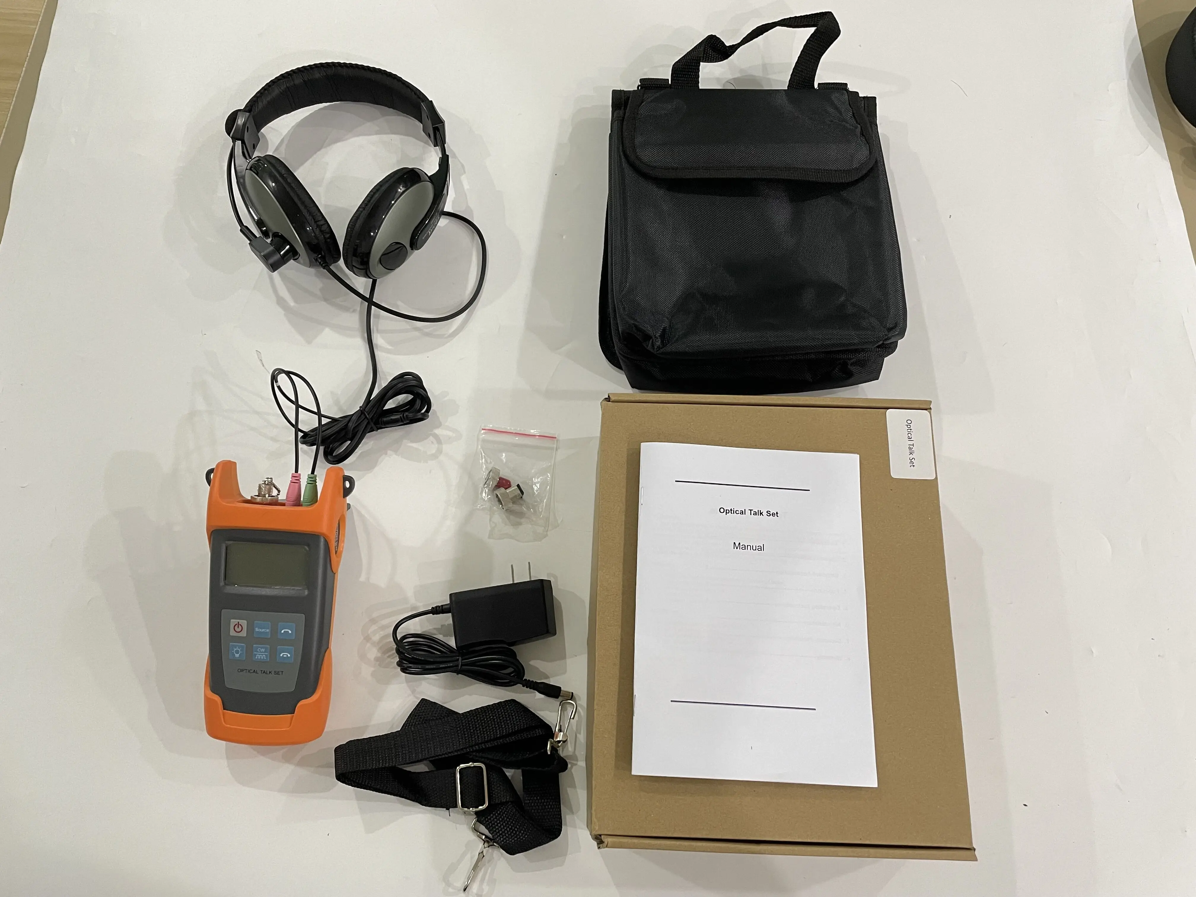 Full Duplex Communication Handheld Optical Fiber Talk Set