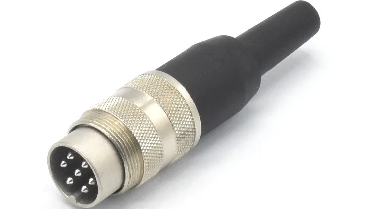 Connector Supplier J09 M16 Connector 7 Pin Metal Welding Male Female ...