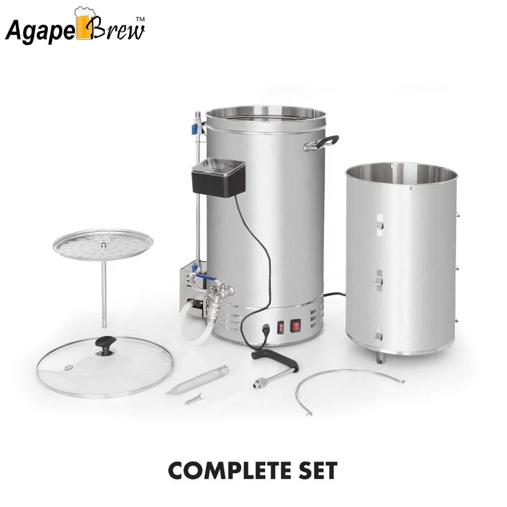35l Homebrew Machine Beer Brewing System Beer Mash Tun With Automatic ...
