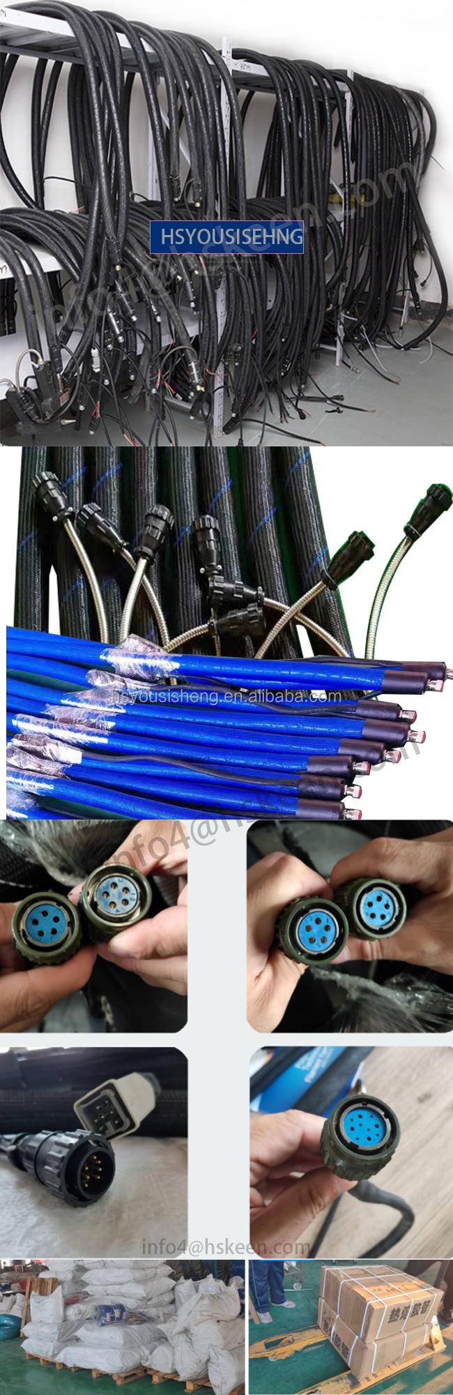 YSS Flexible Hot Melt Glue Machine Accessories Heating Hot Melt Hose ...