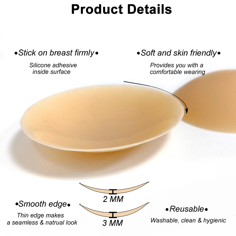 Custom Matte Patch Tape Sticky Reusable Invisible Ultra Thin Adhesive Pad Boob Pasties Sticker ...