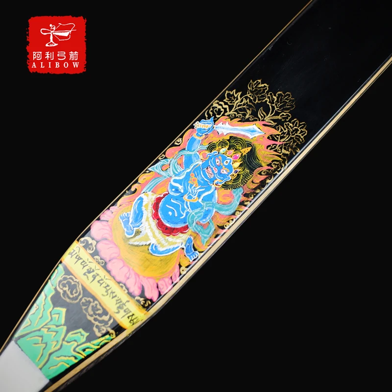 Alibow Traditional Recurve Bow - Custom Exquisite Painted Decoration ...
