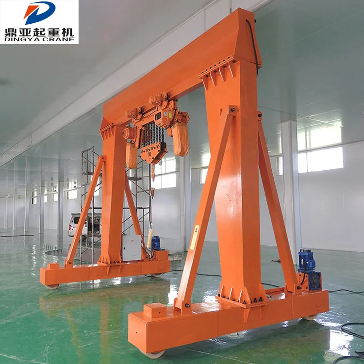 1 2 Ton Portable Mobile Gantry Electric Crane for Building Material ...