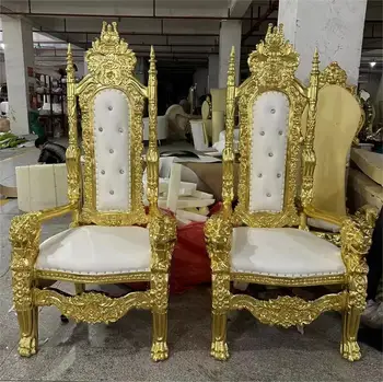 Modern Antique King Throne Chair Royal Wedding Sofa for Banquet Party Bar Outdoor Hotel Furniture for Parks Alibaba