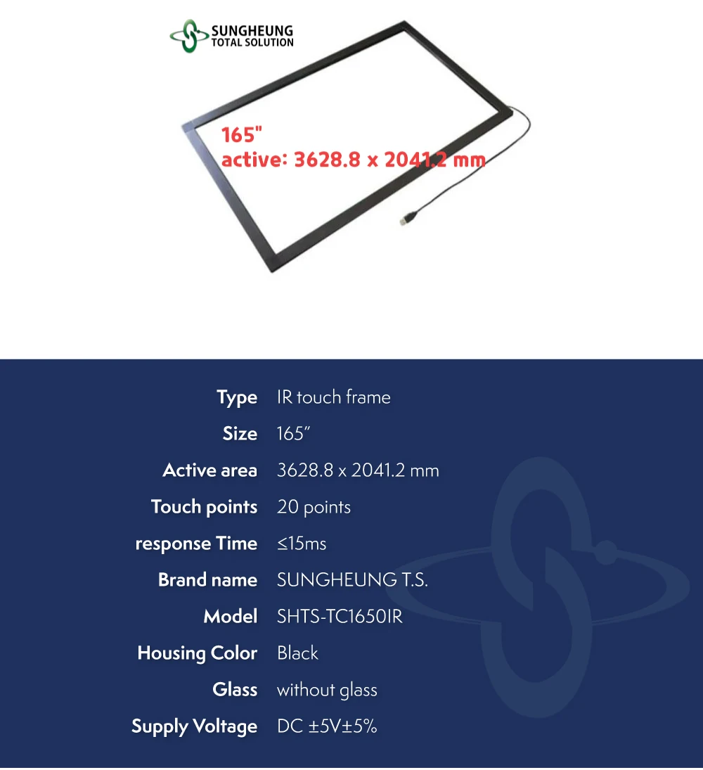 Infrared Sensor Multi Touch Screen Overlay Multi Touch Screen Panel ...