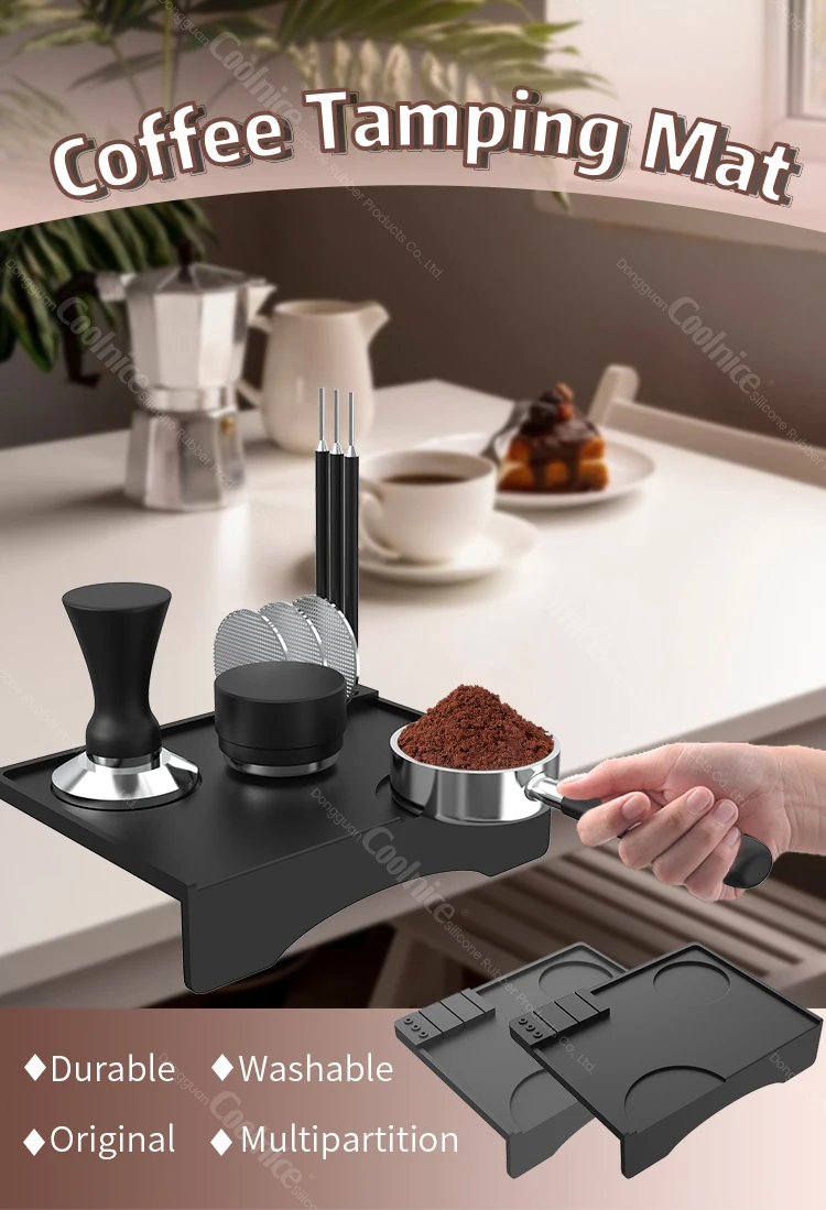New Idea Products 2024 Espresso Accessory Silicone Coffee Tamping Mat ...