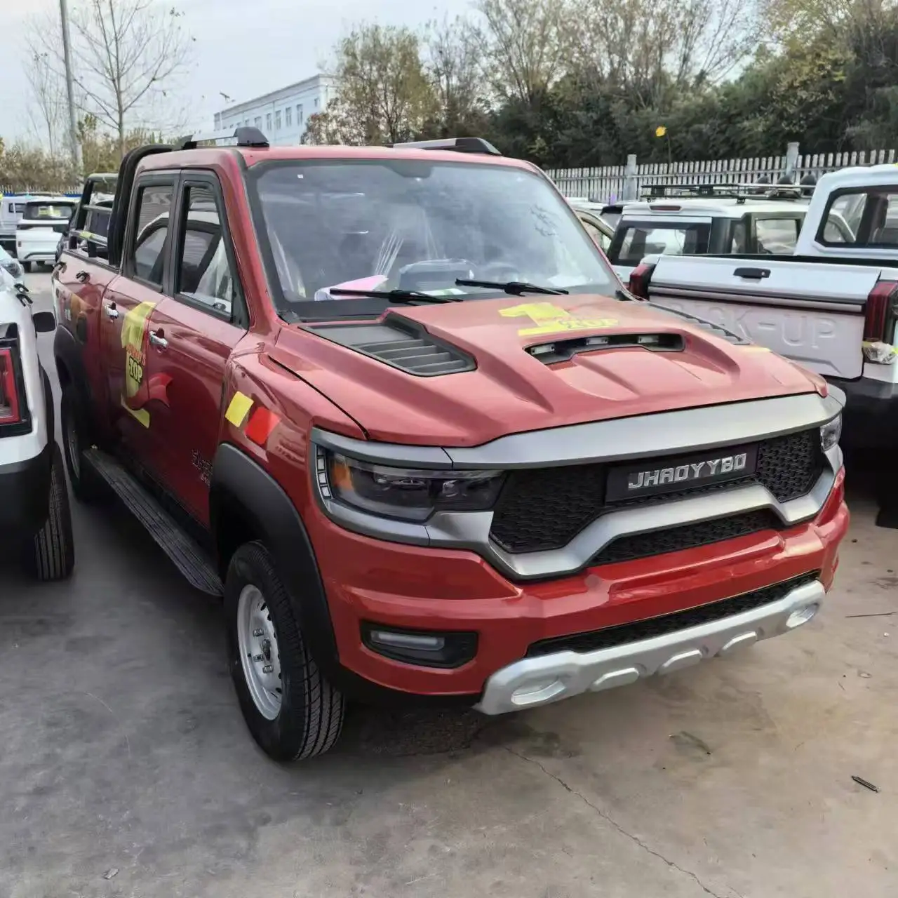 4x4 Mini Electric Pickup Truck - 4 Door, 5 Seat, Large Trunk