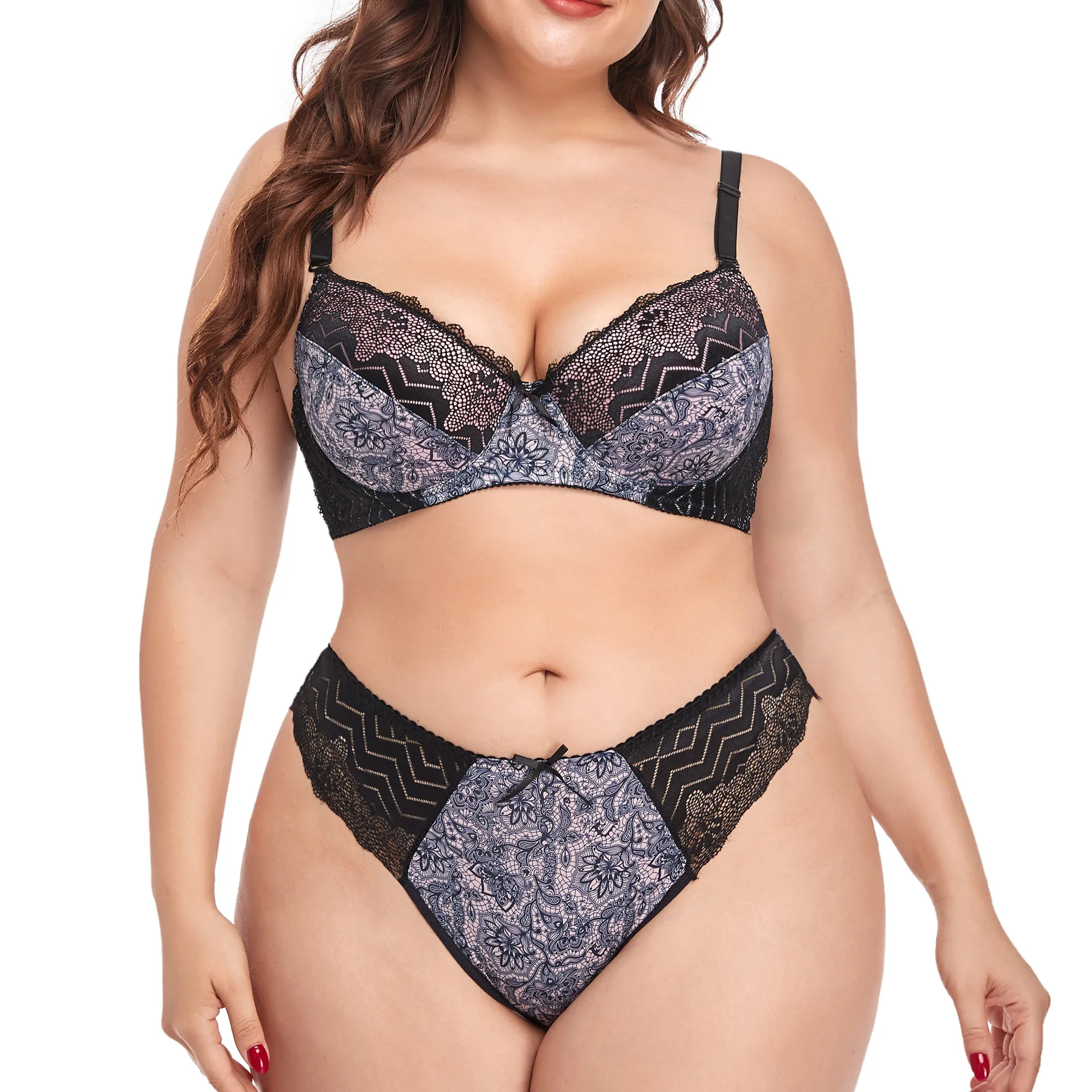 Ladymate ODM/OEM Bra and Brief Sets - Plus Size & Eco-friendly