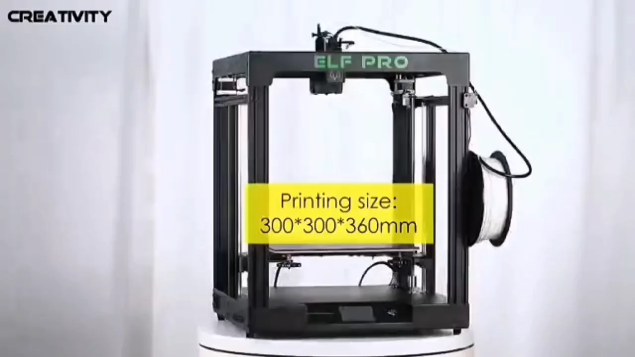 Auto Leveling Creativity Corexy Latest Fdm 3d Printer 300*300*360 Elf ...