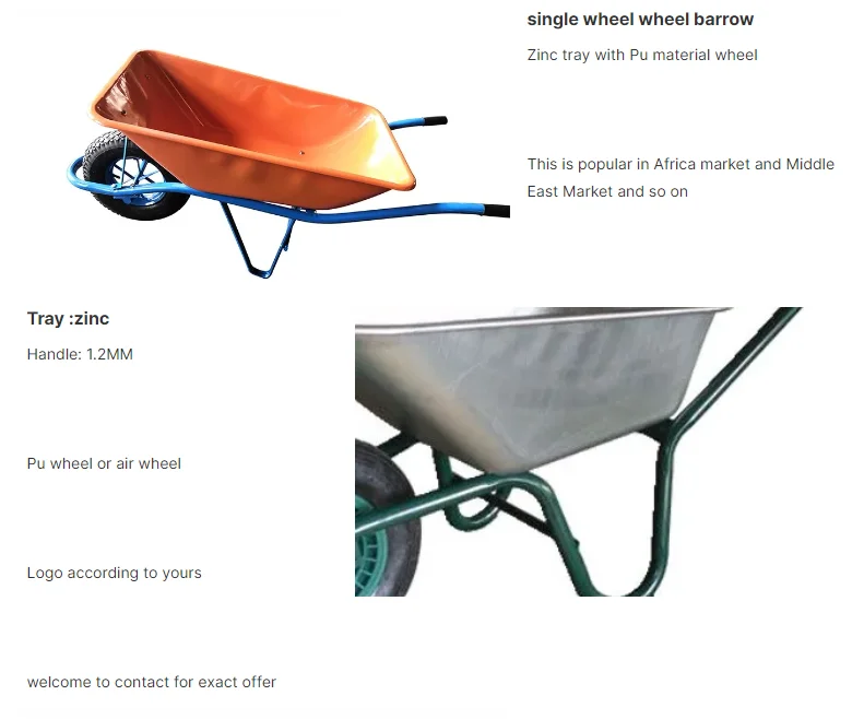 French Wheel Barrow Manual Wheel Barrows France Model Wheel Barrow With ...