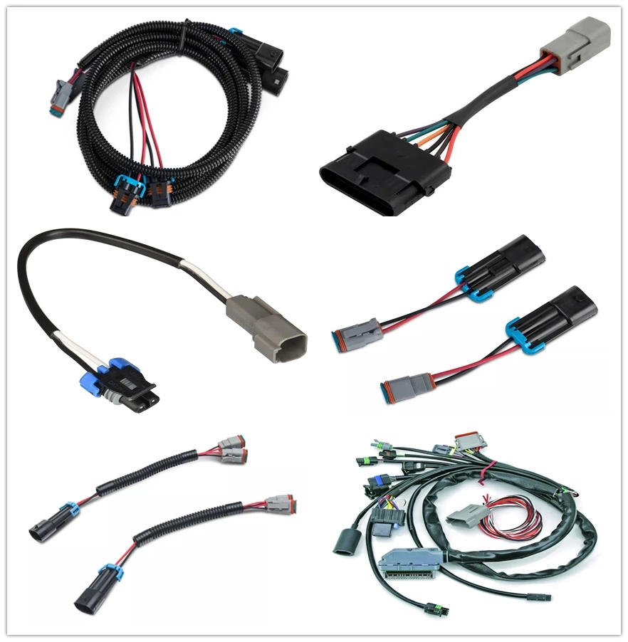 DT 3 Pin Male Female Automotive Connector Wire Harness DT04-3P DT06-3S ...