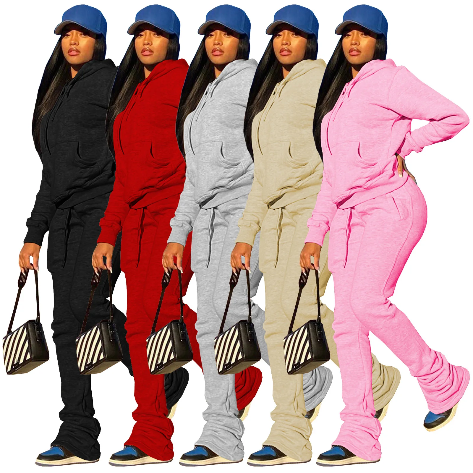 All Season Woman Clothing New Arrivals Jogger Pullover Hoodie And Thick ...