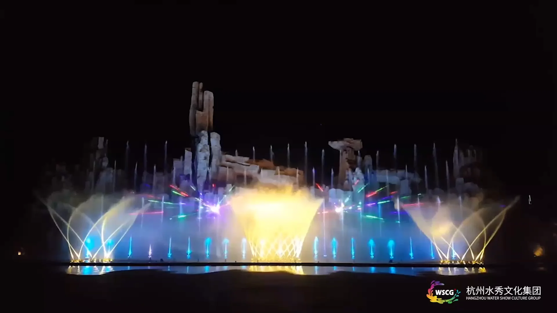 Large Musical Dancing Fountain Water Light Show Design And ...