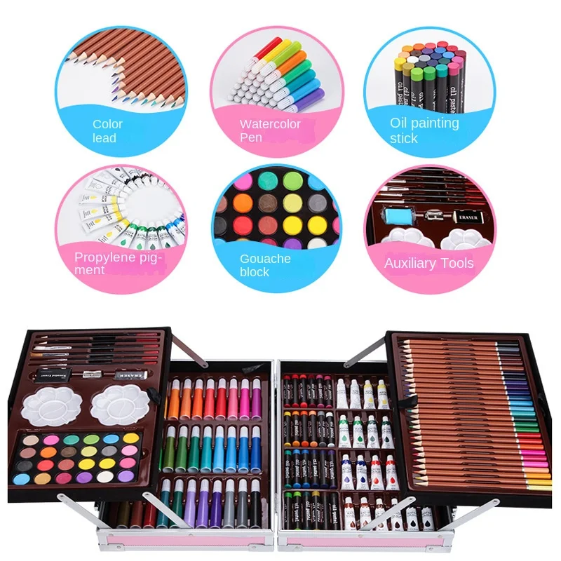 Drawing Art for Children's School Gift Supplies Diy 145 Pieces Drawing ...